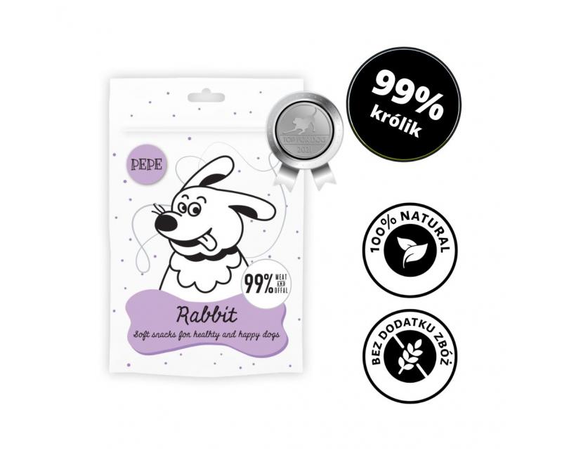 Paka Zwierzaka przysmaki PEPE Rabbit królik 70g